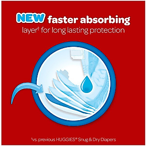 Huggies Snug and Dry Diapers - Size 3-100 ct