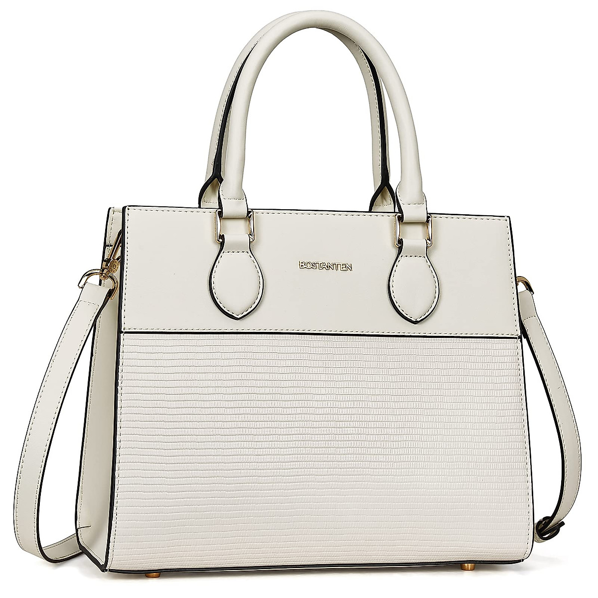 BOSTANTEN Women Handbags Genuine Leather Top Handle Satchel Purse Fashion Work Daily Tote Bags