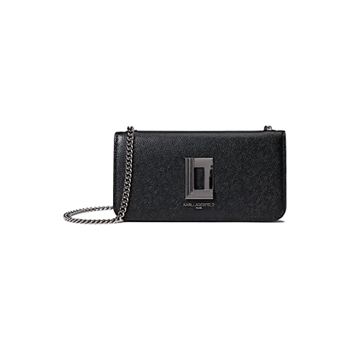 Karl Lagerfeld Paris SLG Wallet On String Black/Silver One Size