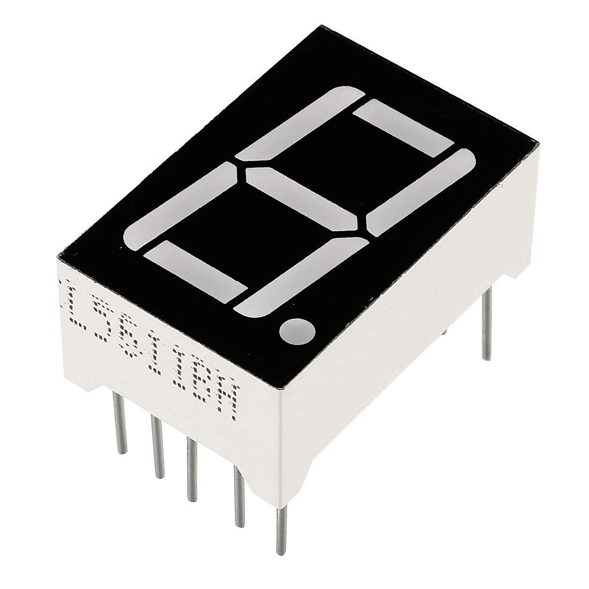 uxcell Common Anode 10 Pin 1 Bit 7 Segment Display 0.75 x 0.5 x 0.31 Inch 0.5" Red LED Display Digital Tube 10pcs