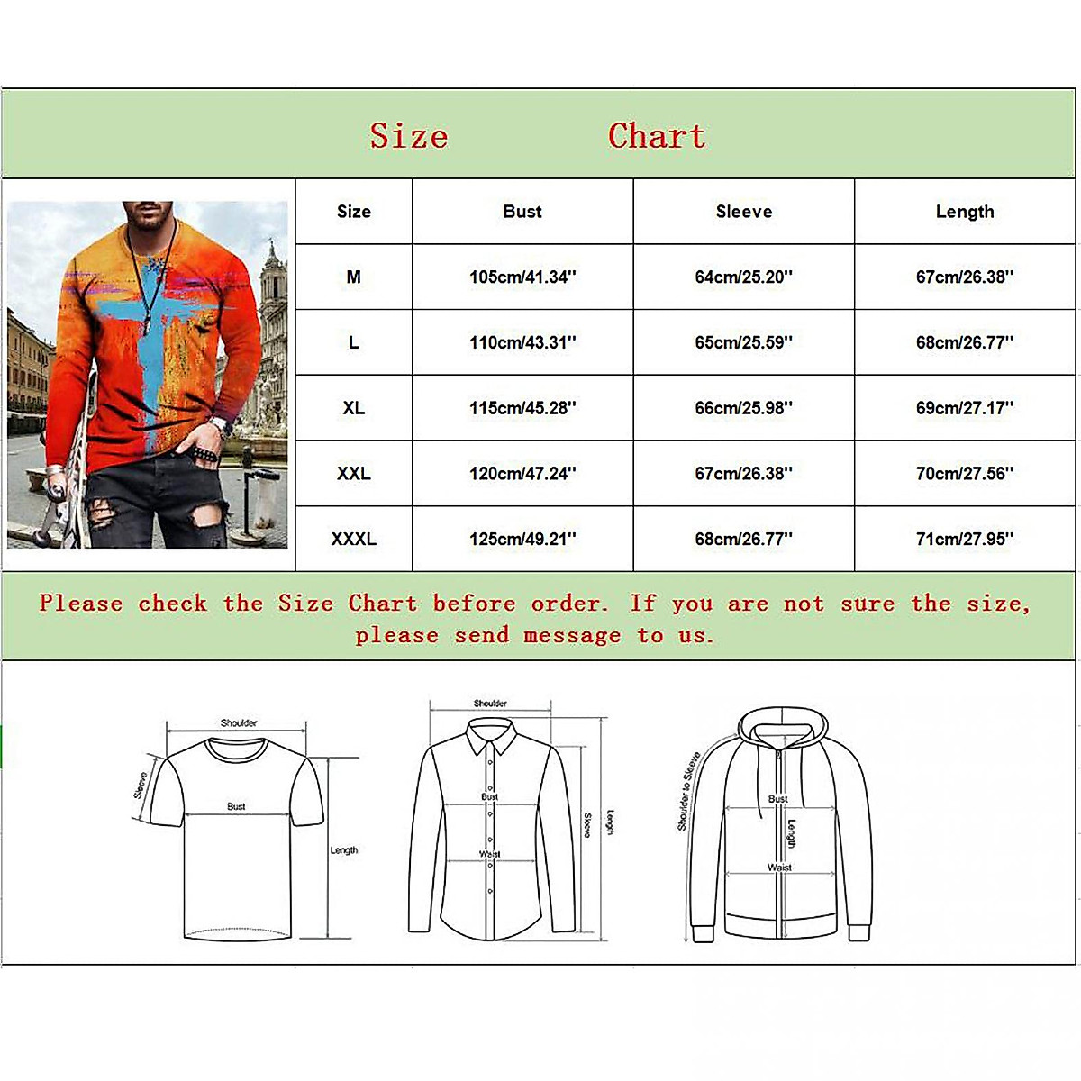 WOSHUAI Mens Novelty T-Shirt Long Sleeve Jesus Cross Faith Casual Sport Tee Fashion Christian Cross Graphic Pattern Print Top, 3-multicolor, X-Large