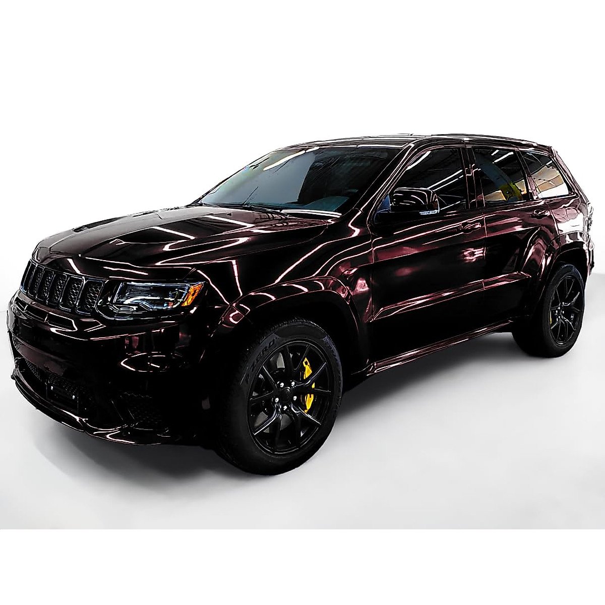VViViD+ Gloss Demon Black Premium Vinyl Wrap Film 1ft x 5ft