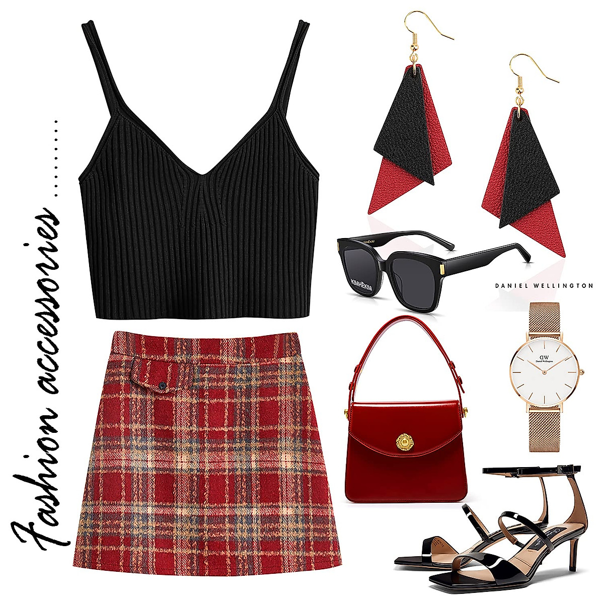 Jagucho Leather Earrings Dangle for Women, Lightweight Hoop Earrings Drop