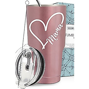 KEDRIAN Mama Tumbler 30oz, Regalos Para Mamá Ideas, Gift For Mama Gifts, Regalos Para Mama Mug, Regalo Para Mama Cups Tumbler With Straw & Lid, New Mama Gifts For Women, Spanish Mom Gifts For Mama