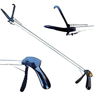 ARD-Champs Pro Snake Tongs Reptile Grabber Rattle Snake Catcher Wide JAW Handling Tool (52")