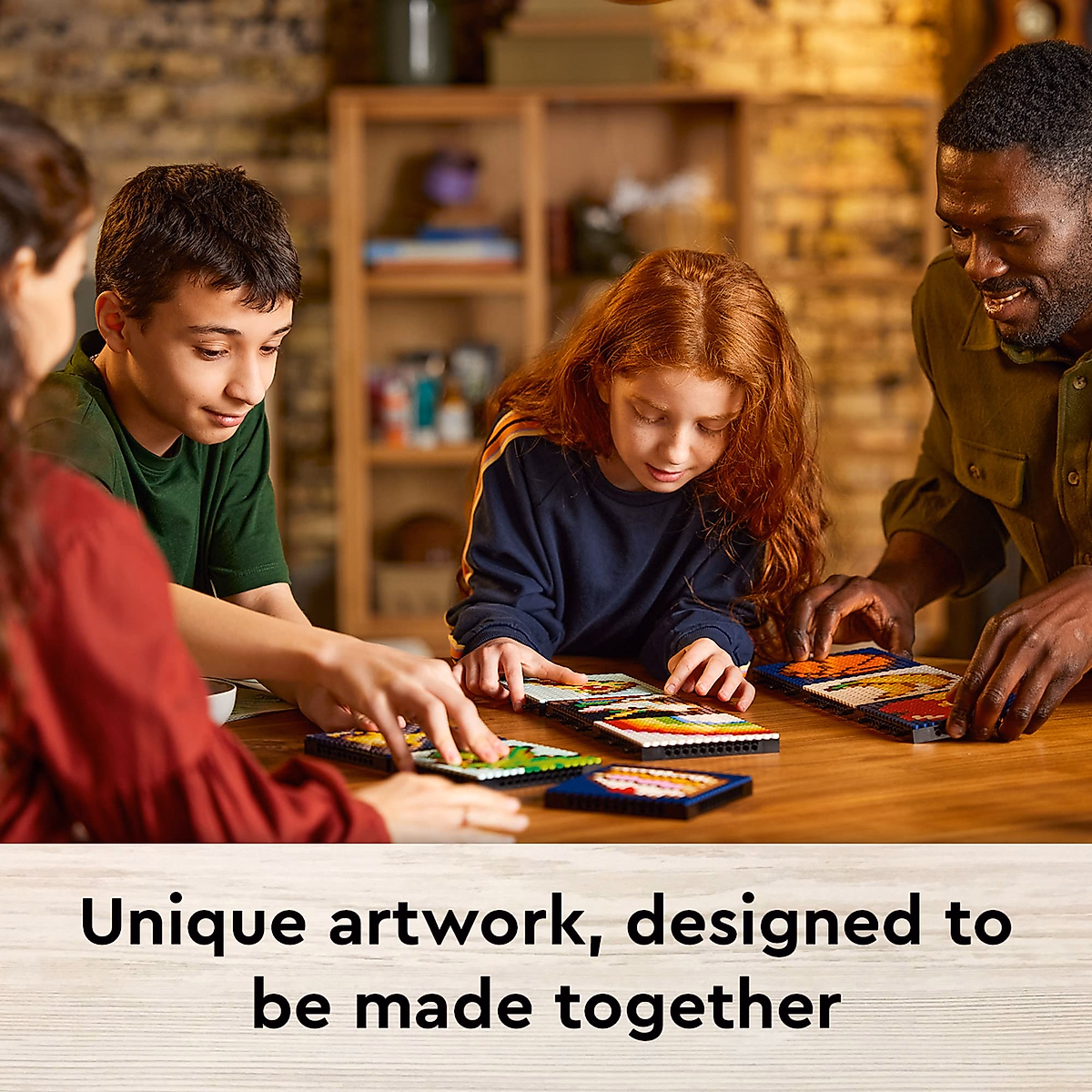 LEGO Art: Art Project – Create Together 21226 Building Kit; A Great Creative Opportunity to Make Fun Wall Art (4,138 Pieces)
