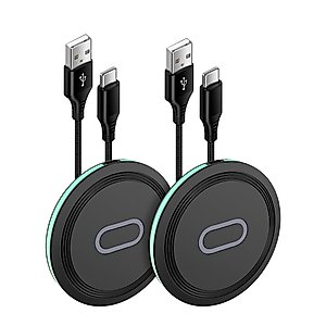 AILKIN Wireless Charger, 15W Samsung Wireless Charging Pad Fast Charging for Galaxy S24 S23 Ultra, Android Wireless Cargador Station for Google Pixel 8/8Pro/7/7a/7Pro/6 iPhone 15 Pro Max 15 Plus 14 13