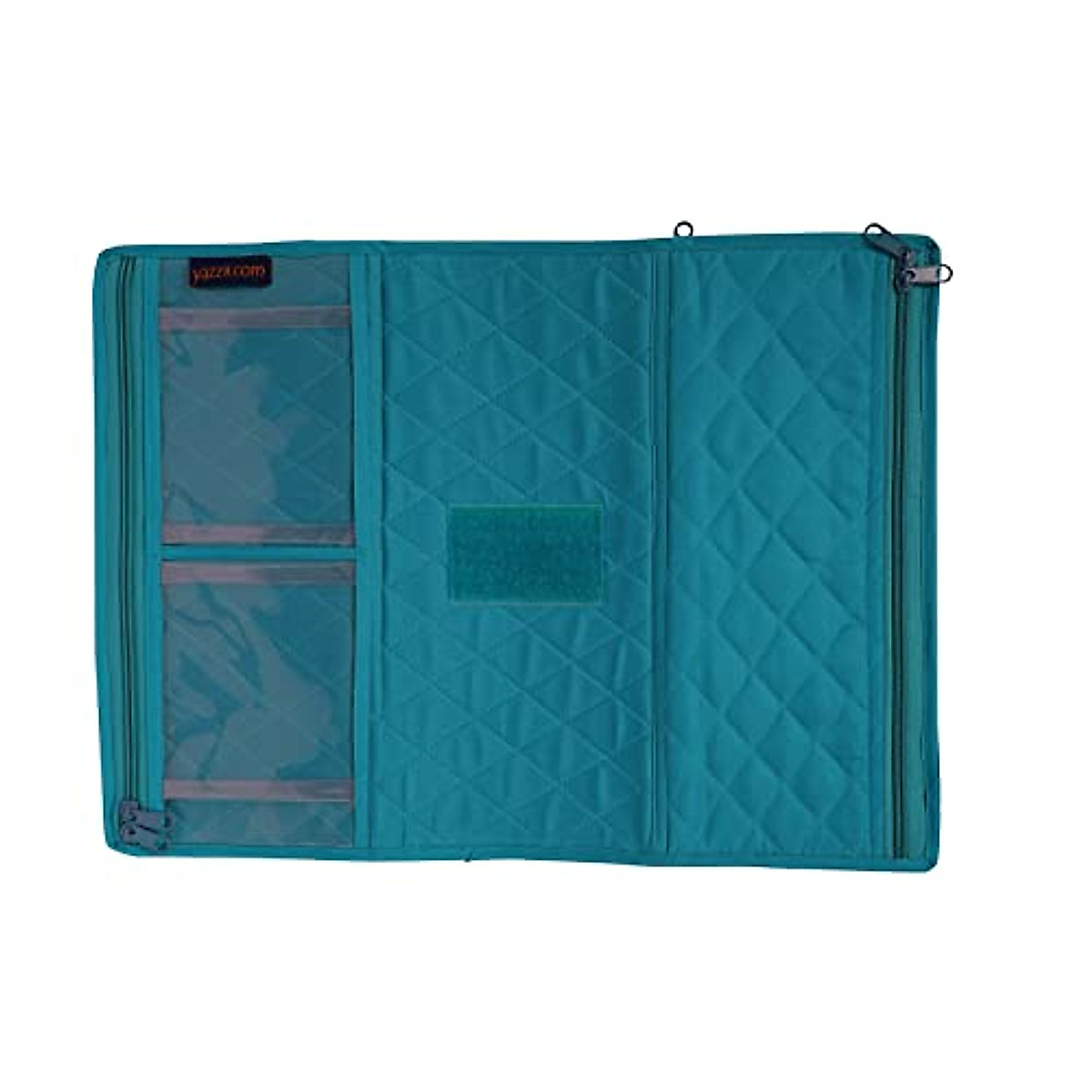 Yazzii Sewing Machine Feet Organizer Bag - Sewing Supply Organizer - Sewing Accessories Organizer with Pockets Aqua