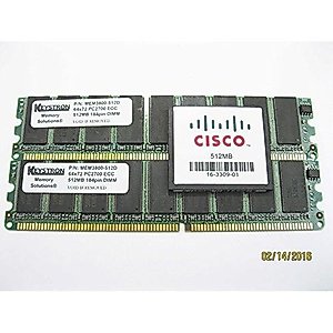 MEM3800-256U1024D 2x512MB 1GB dram + MEM3800-512CF Flash Max Memory Kit for Cisco 3825 3845 Routers