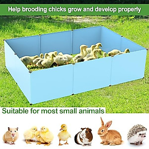 Baby Chicken Supplies, Chicken Brooder Box for Chick Starter Kit with Chick Perch Feeder and Waterer, 4-in-1 Bundles of Home Poultry Essential for Baby Chick, Duck and Quail