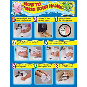 Carson Dellosa How to Wash Your Hands Chart (114021)