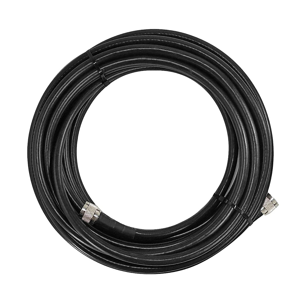 SureCall 100' SC-400 Ultra Low-Loss Coax Cable with N-Male Connectors - Black