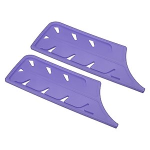 PATIKIL Plastic Safety Knife Cover Sleeves for 7" Nakiri Knives, 2 Pack Knives Edge Guard Blade Protector Universal Knife Sheath for Kitchen, Blue