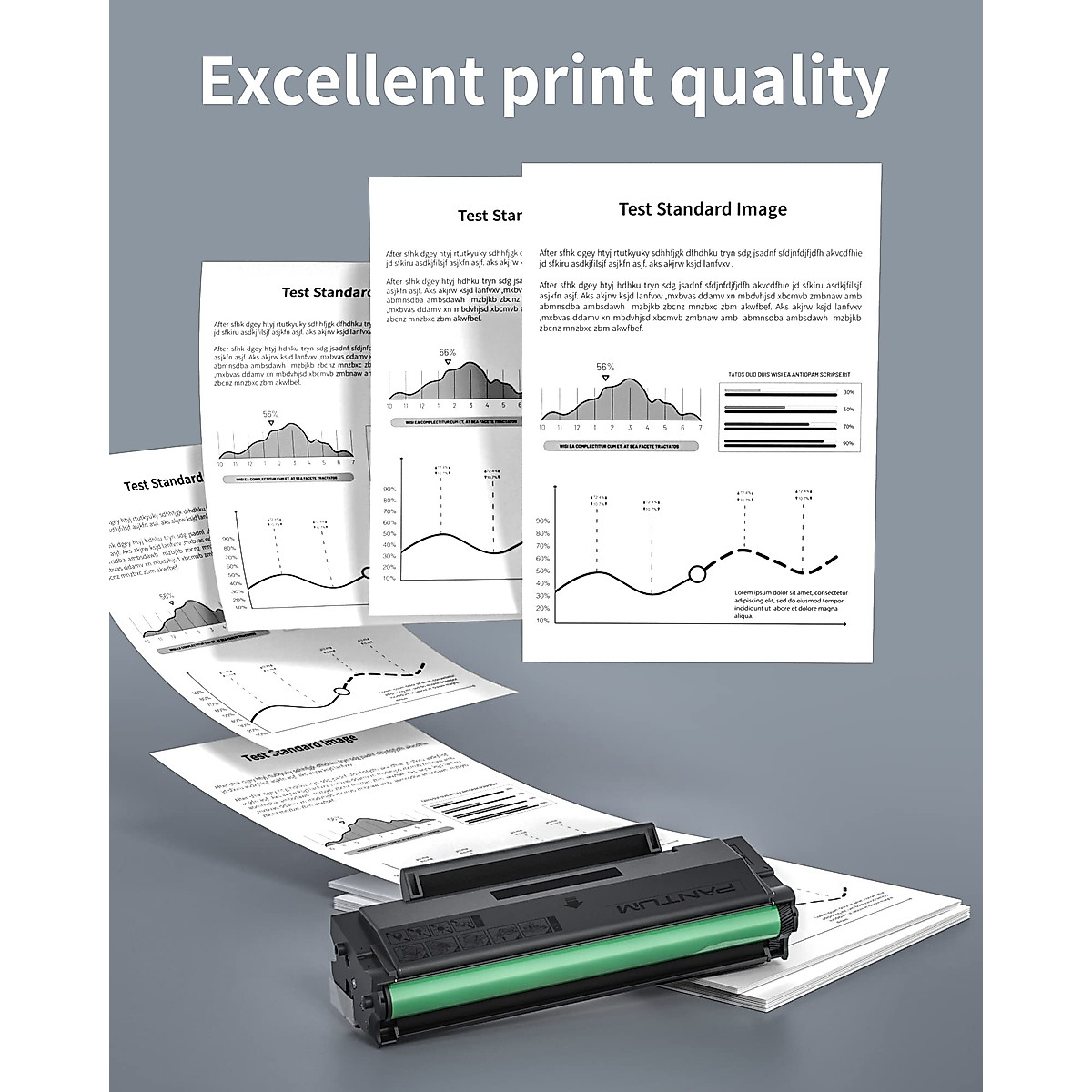 Pantum Original Toner Cartridge PB-211 Genuine Toner P2502W, M6552NW, M6602NW Printer, PB-211 Yields up to 1,600 Pages