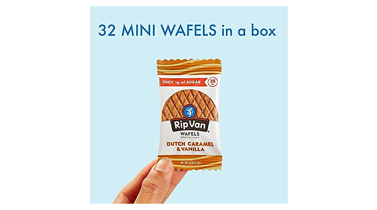 Rip Van Wafels Mini Stroopwafels - Low Carb & Keto Snacks