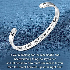 Easter Gifts for Teenage Girls 12 Year Old Bracelets for Teen Idea Confirmation Mothers Day Daughter Mom Granddaughter Small Unique Gifts Women Graduation her Christmas Stocking Stuffers Valentines