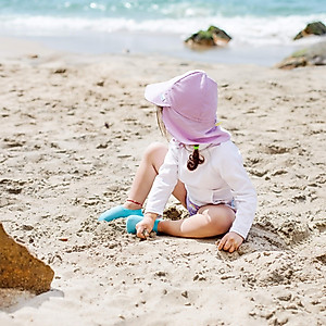 i Play Girls Reusable Absorbent Baby Swim Diapers Violet Rainbows 3T