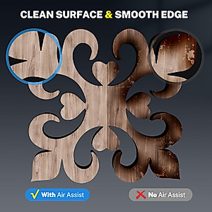 GEEKBEE Air Assist for Laser Cutter and Engraver, Air Assist Pump Kit, Adjustable 30L/Min, Air Assist for XTool D1, D1 Pro, Other Laser Cutter and CNC Cutting, Remove Smoke and Dust,Protect Laser Lens