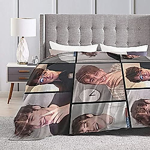 Wilbur Soot Soft and Comfortable Warm Fleece Blankets Beach Blanket Picnic Blankets Throw Blankets (60"x50")