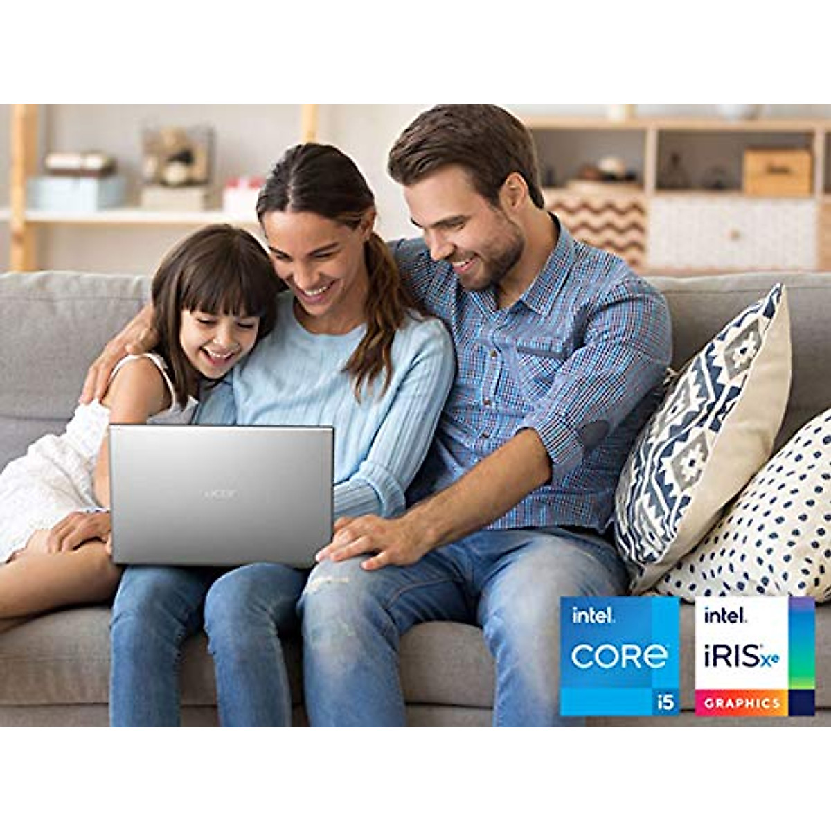 Acer Aspire 5 A517-52-58UL Laptop | 17.3" Full HD IPS Display | 11th Gen Intel Core i5-1135G7 | Intel Iris Xe Graphics | 8GB DDR4 | 512GB SSD | WiFi 6 | Fingerprint Reader | BL Keyboard | Windows 11