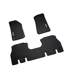 Mopar 82215201AC Premium Carpet Floor Mats Jeep Wrangler Four Door JL Models