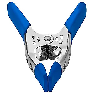 Lot of 12-6" inch Spring Clamp Large Super Heavy Duty Spring Metal Blue - 2.5 inch Jaw opening