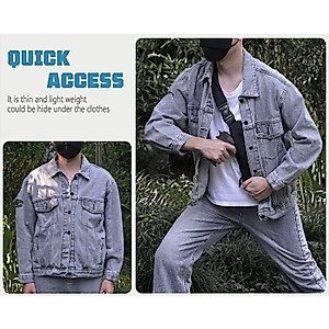 WCALULEG Tactical Crossbody Sling Bag for Men Women Anti-Theft CCW Sling Bag EDC Carry (Black Camo)