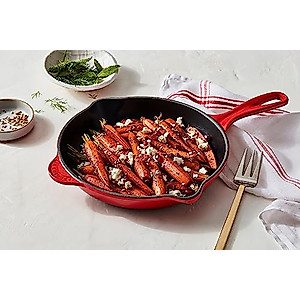 Le Creuset Classic Cast Iron Handle Skillet, 9", Cerise