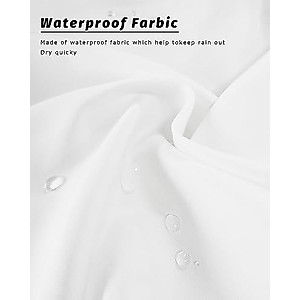 Waterproof Outdoor Curtains for Patio, Lovers Carriage and Eiffel Tower Under the Moon Weatherproof Privacy Outdoor Drapes, Grommet Top Outside Curtains for Gazebo Porch Pergola Cabana, 52x108 Inch