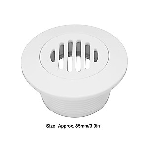 RvSky Garden kit Swimming Pool Fittings Drain G2 Male Thread Professional Pool Suction Outlet for Swimming Pool Spa Pool