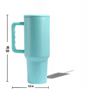 Kiki New York Tumbler with lid (Aqua Green)