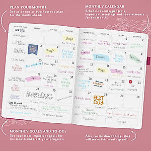 Legend Planner PRO Hourly Schedule - Weekly & Daily Organizer with Time Slots. Appointment Book Journal for Work & Personal, A4 (Hot Pink)