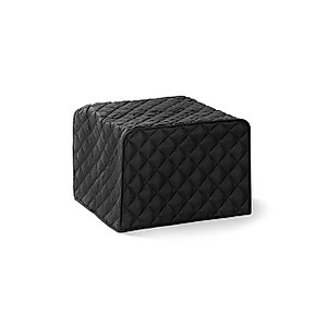 Covermates Keepsakes - Rectangular Appliance Cover - Dust Protection - Stain Resistant - Washable - Appliance Cover-Black