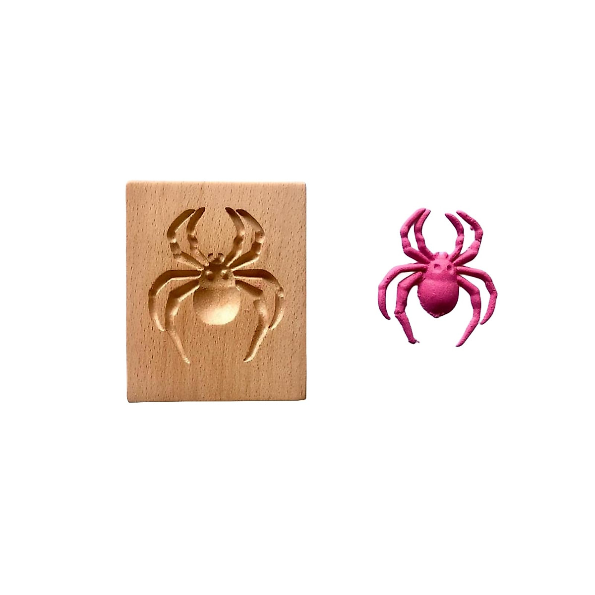 Wooden Cookie Molds for Baking, Wood Springerle Cookie Cutter Carved for Christmas,Halloween,Easter,Cookie Presses Stamps for Kitchen DIY and Family Gatherings