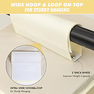 Weekly Clothes Organizer for Kids-Hanging Closet Organizer Kids Weekday-Kids Weekly Clothes Organizer-Days of The Week Clothing Organizer-Monday to Friday Clothes Organizer(Beige)