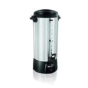 Proctor Silex 45100 100 Cup Brushed Aluminum Coffee Urn, Silver