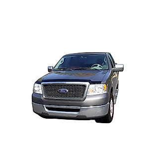 Auto Ventshade [AVS] Aeroskin Hood Protector | Flush Mount, Dark Smoke | 322009 | Fits 2004 - 2008 Ford F-150