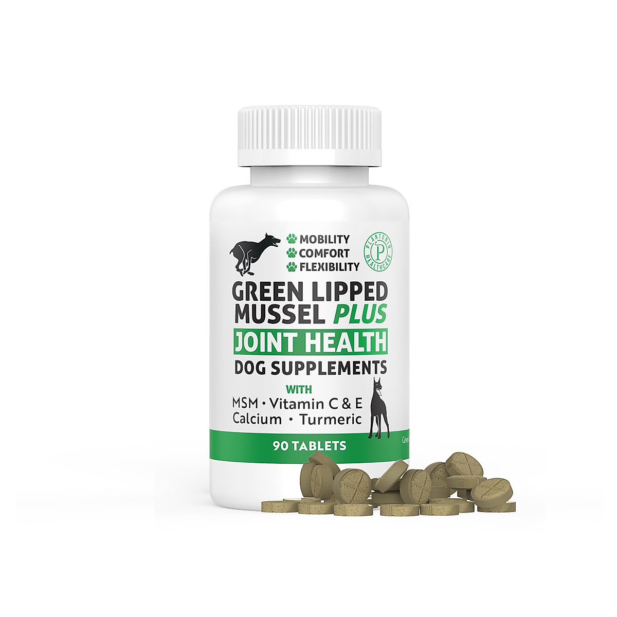 New Zealand - Green Lipped Mussel for Dogs - 1325mg 90 Caps - Hip & Joint Supplement for Dogs & Arthritis Relief for Dogs - GMO & Gluten Free