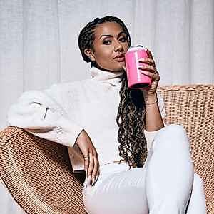 BrüMate Hopsulator Duo 2-in-1 Can Cooler Insulated for 12oz Cans + 100% Leak Proof Tumbler with Lid | Can Insulated for Hard Seltzer, Beer, Soda and Energy Drinks (Blue Agave)