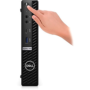 Dell OptiPlex 7000 7090 Desktop Computer - Intel Core i5 10th Gen i5-10500T Hexa-core (6 Core) 2.30 GHz - 16 GB RAM DDR4 SDRAM - 512 GB M.2 PCI Express NVMe 3.0 x4 SSD - Micro PC - Black