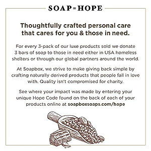 Soapbox Soap Shampoo, Vegan & Cruelty Free Hydrating Shampoo with Activated Charcoal, Color Safe, Paraben and Sulfate Free All Natural Hair Cleanser - Pack of 3,16 oz Bottles