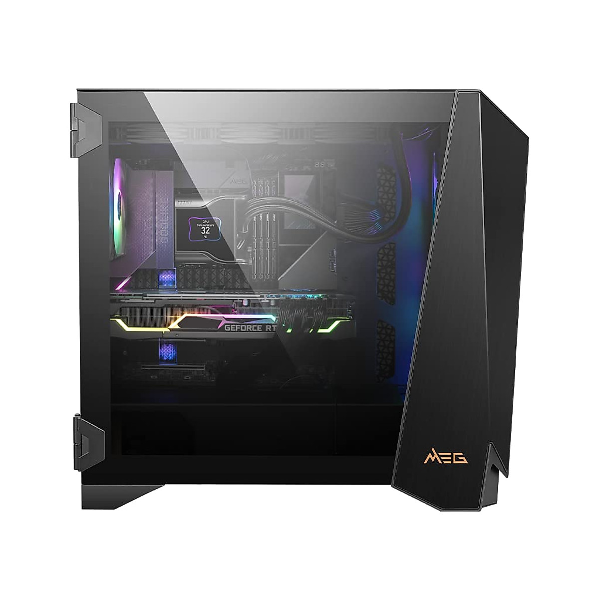 Infinite RS by MSI Gaming Desktop (NVIDIA GeForce RTX 4080, Intel 16-Core i7-13700KF Processor, 32GB DDR5 RAM, 2TB NVMe SSD, Windows 11 Home) Gamer PC Computer