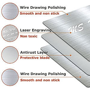 Pro Dough Pastry Scraper/Cutter/Chopper Stainless Steel Mirror Polished with Measuring Scale Multipurpose- Cake, Pizza Cutter - Pastry Bread Separator Scale Knife (1)