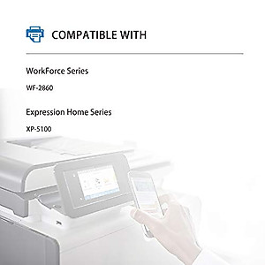 TEINO Remanufactured Ink Cartridge Replacement for Epson 202XL 202 T202 use with Epson Expression Home XP-5100 Workforce WF-2860 (Cyan, Magenta, Yellow, 3-Pack )