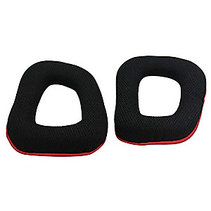 Kingjinglo for Earpads G230 G430 G930 G35 F450 Gaming Headset Black & Red; OEM Ear Pads