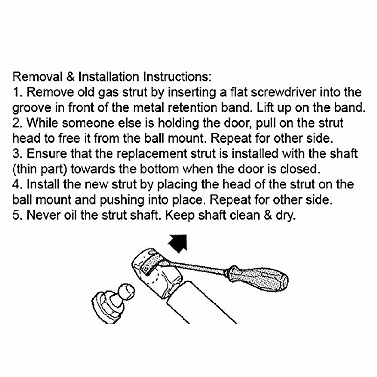 2 Truck Upfitters 12" Gas Props (12.2" ext, 7.5" comp, 40 lbs ea) for are Snugtop Leer Camper Doors & ONLY Aluminum Weatherguard ONLY Toolboxes. Measurement REQ'D! Incl 4 Ball mounts!