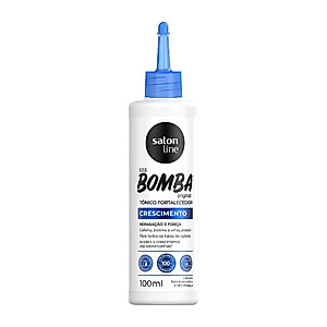 Salon Line - Linha SOS Bomba (Crescimento) - Tonico Fortalecedor 100 Ml - (SOS Bomb (Growth) - Strengthening Tonic 3.38 Fl Oz)