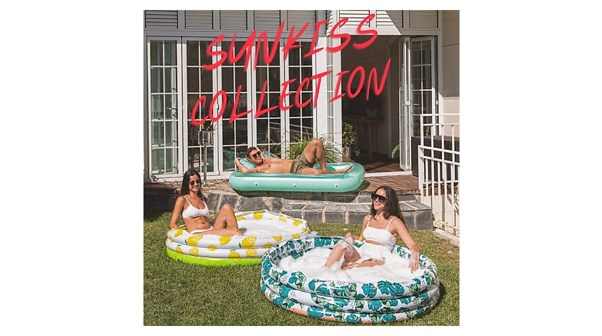 Float Joy 3-in-1 Kiddie Pool & Sprinkler 60" for Summer Outdoor Fun