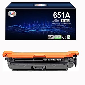 651A Black Toner Cartridges Replacement for HP 651A CE340A for Laserjet Enterprise 700 Color MFP M775 Series MFP M775z, M775z+ (1-Pack, 13,500 Pages)