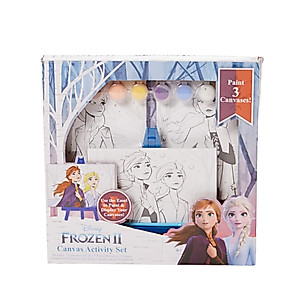 Disney Frozen 2 Paint Set for Kids Elsa Painting Set with 3 Canvases